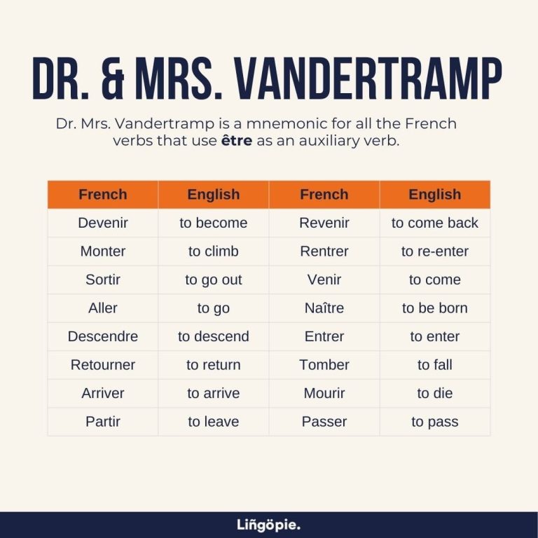 Exploring Dr Mrs Vandertramp: A Guide For French Learners - Article ...